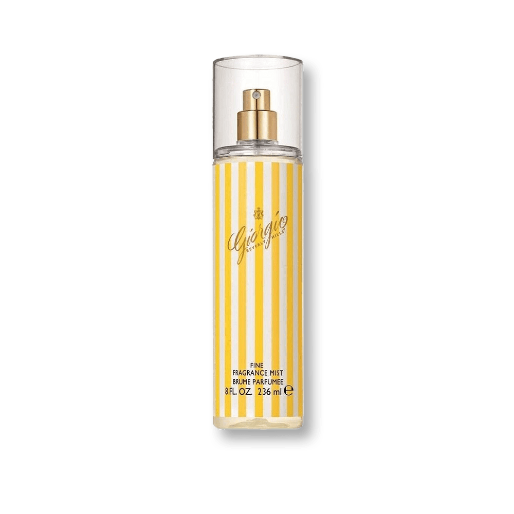 Shop Giorgio Beverly Hills Yellow Fine Body Mist | My Perfume Shop Qatar