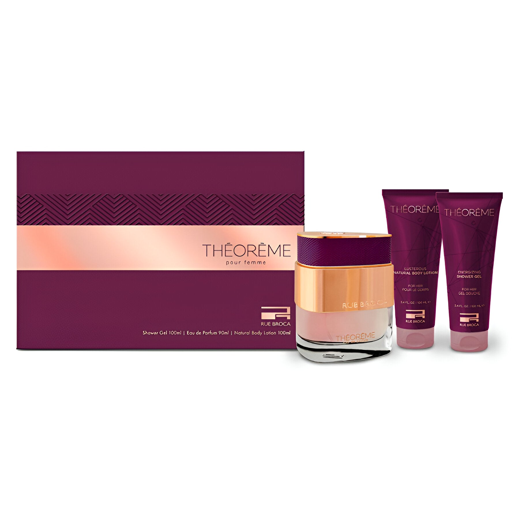 Shop Rue Broca Theoreme EDP Shower Gel & Body Lotion Set for Women in Qatar