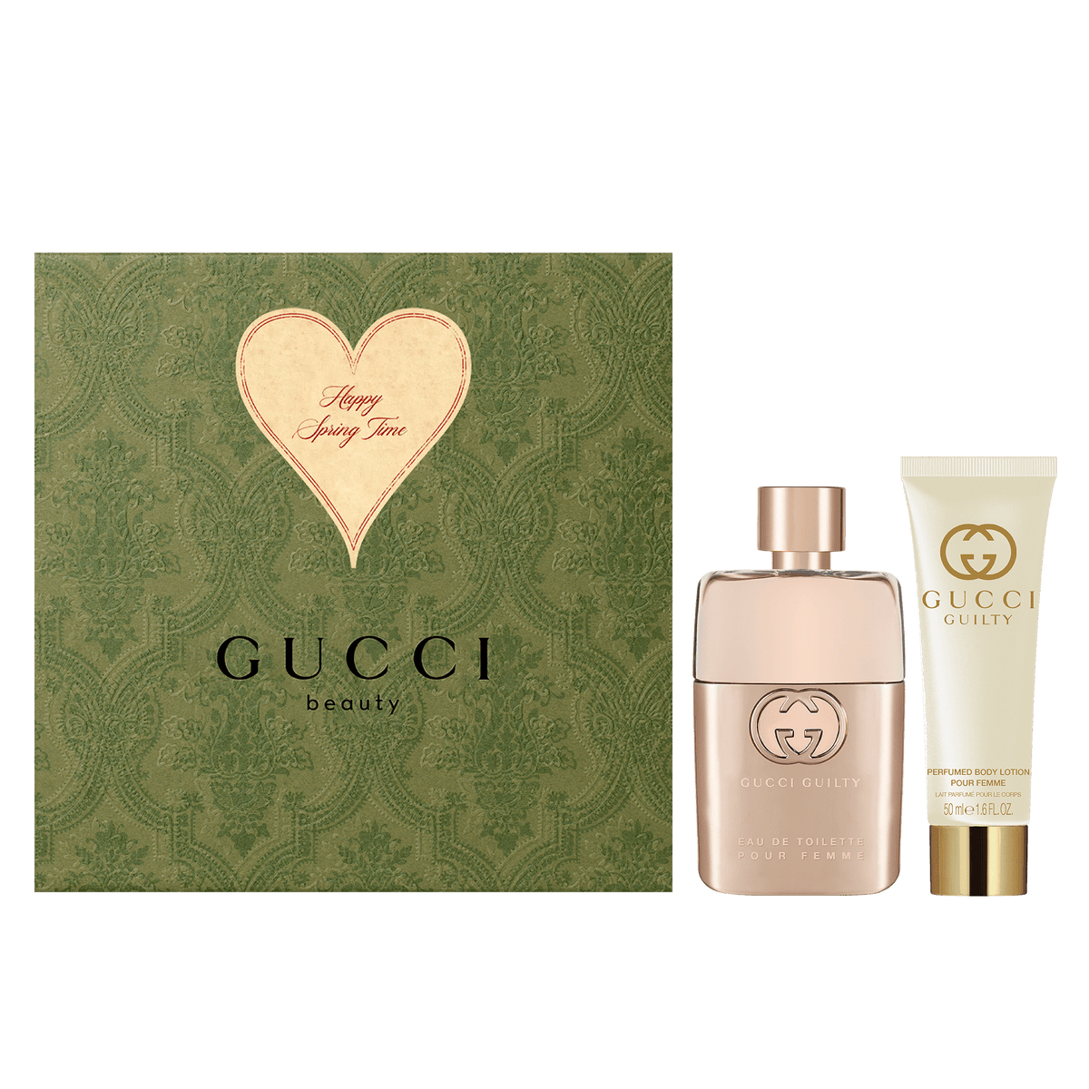 Shop Gucci Guilty EDP Body Lotion Set in Qatar